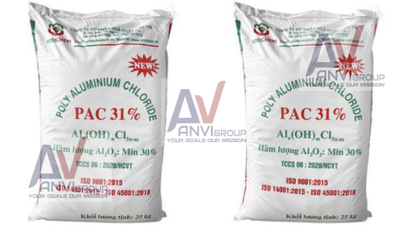 Hóa chất Poly Aluminium Chloride - PAC Xử Lý Nước - Anvi Chem